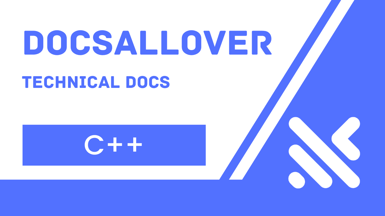 DocsAllOver | Technical Docs | C++